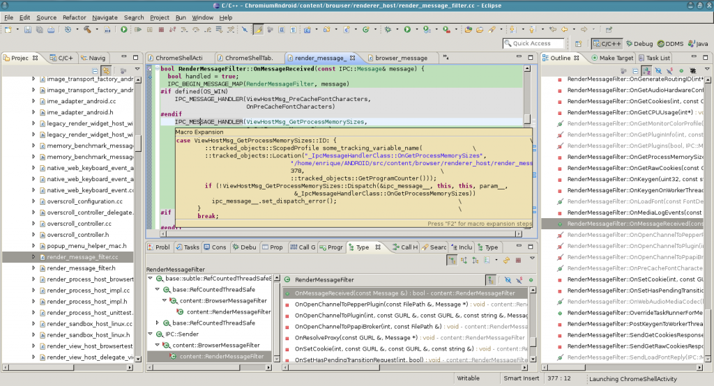 Hacking On Chromium For Android From Eclipse Part 1 Happy Coding
