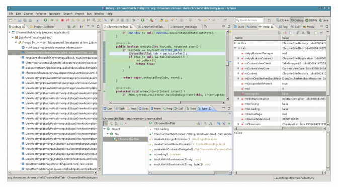 Hacking On Chromium For Android From Eclipse Part 3 Happy Coding